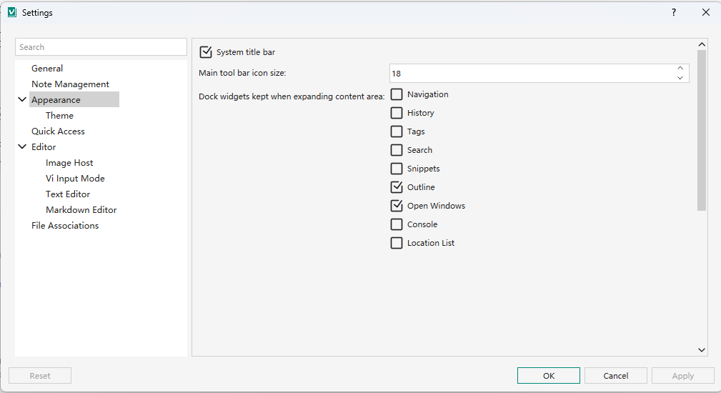 easy mode to collapse sidebar · Issue #2284 · vnotex/vnote · GitHub
