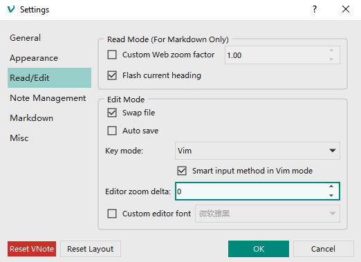 编辑器字号状态无法保存 · Issue #690 · vnotex/vnote · GitHub