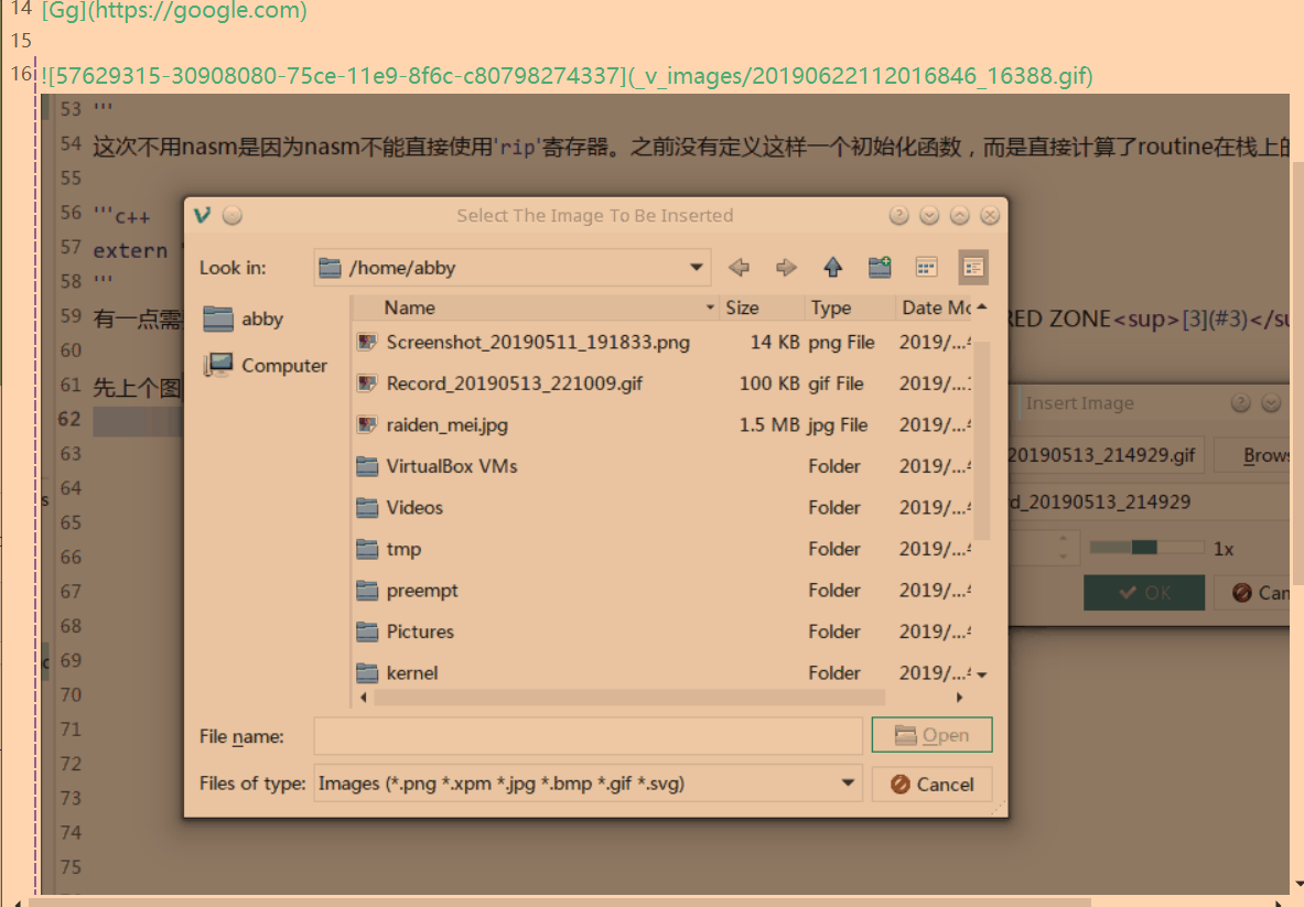 无法插入gif图片 · Issue #792 · vnotex/vnote · GitHub