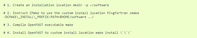 Installing OpenFAST in a specific directory · Issue #358 · OpenFAST/openfast · GitHub