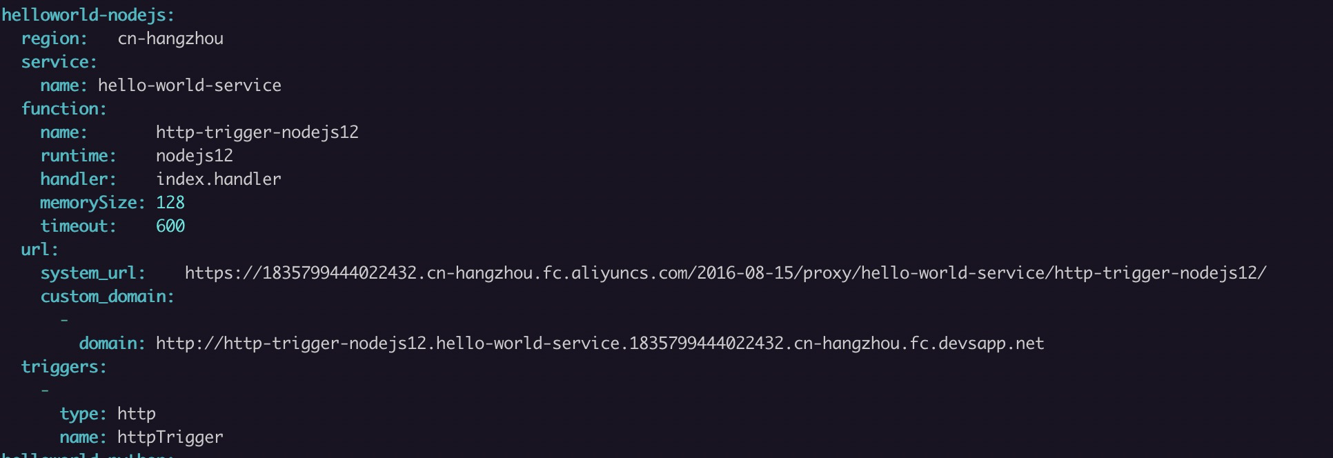 s info 未返回自定义域名信息 · Issue #575 · devsapp/fc · GitHub