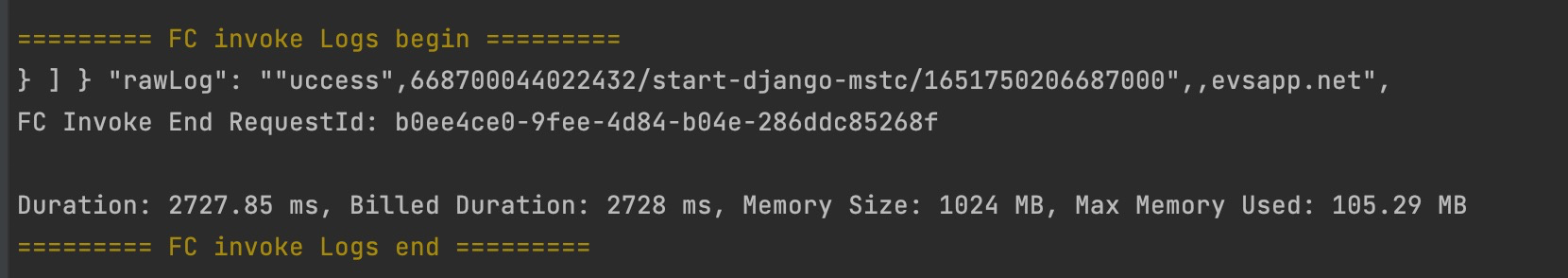 s invoke 日志显示异常 · Issue #736 · devsapp/fc · GitHub