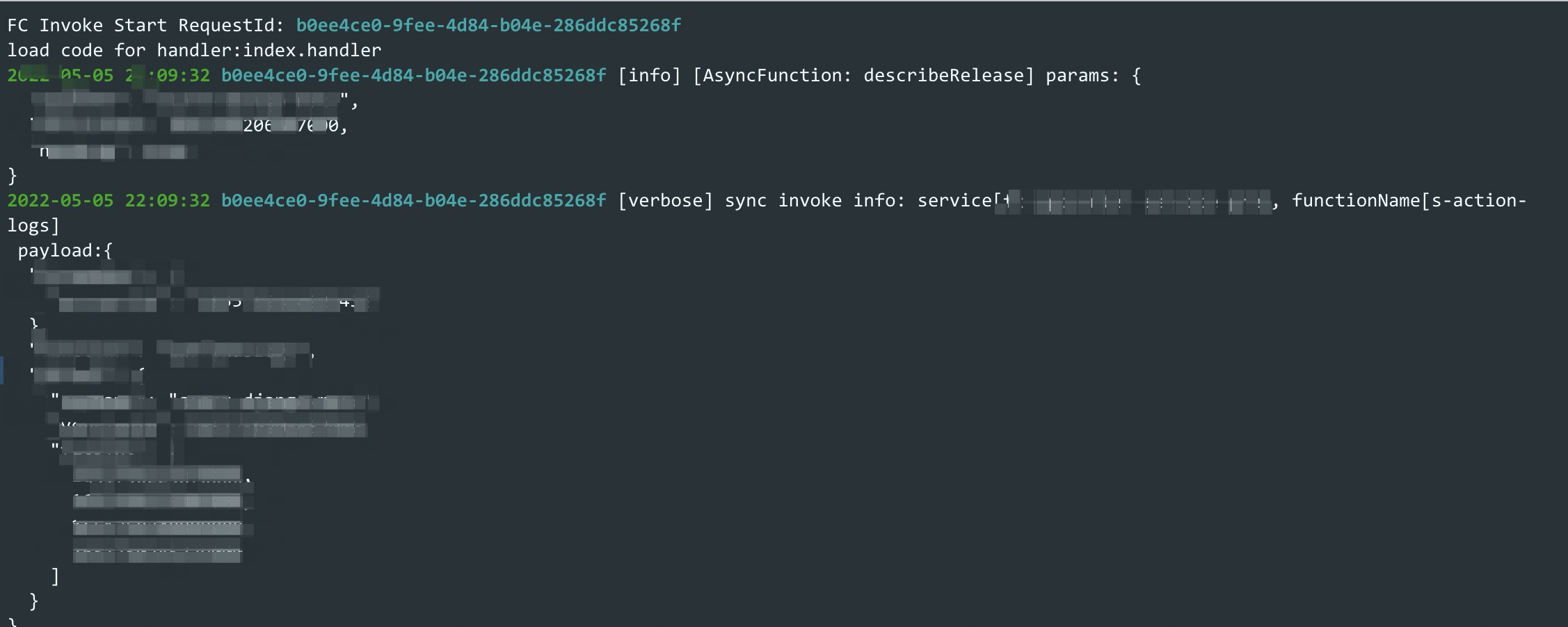 s invoke 日志显示异常 · Issue #736 · devsapp/fc · GitHub