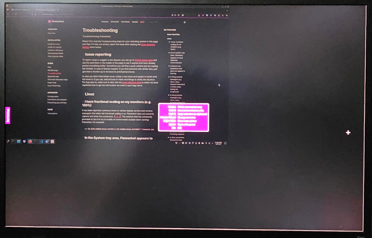 Preview zoomed out when taking screenshot · Issue #3345 · flameshot-org/flameshot · GitHub