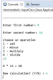 GitHub - ninabee94/Java-Project-2-SimpleCalculator: Ask user to enter 2 ...
