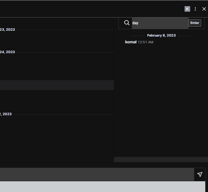 Search Messages Functionality Not Displaying Message Content · Issue 167 · Rocketchat 