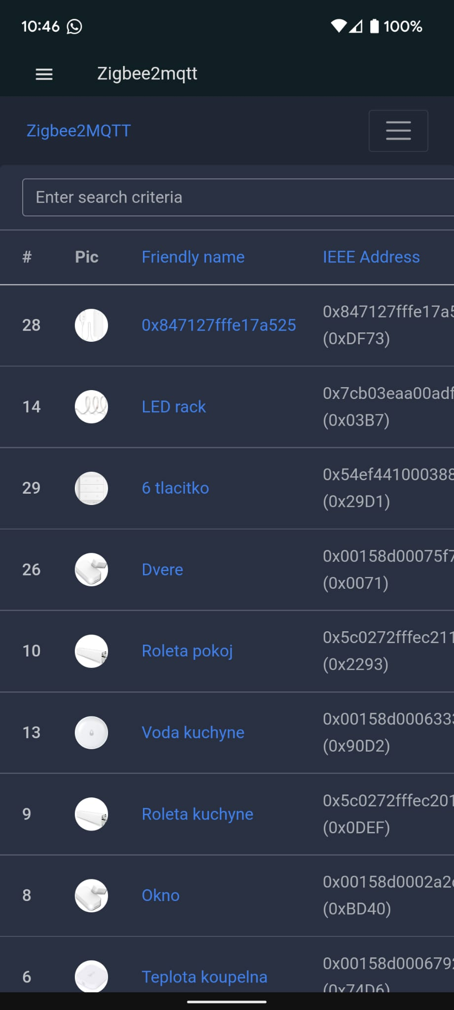 Frontend - reset button in search box / responsive · Issue #1238 · nurikk/zigbee2mqtt-frontend ...