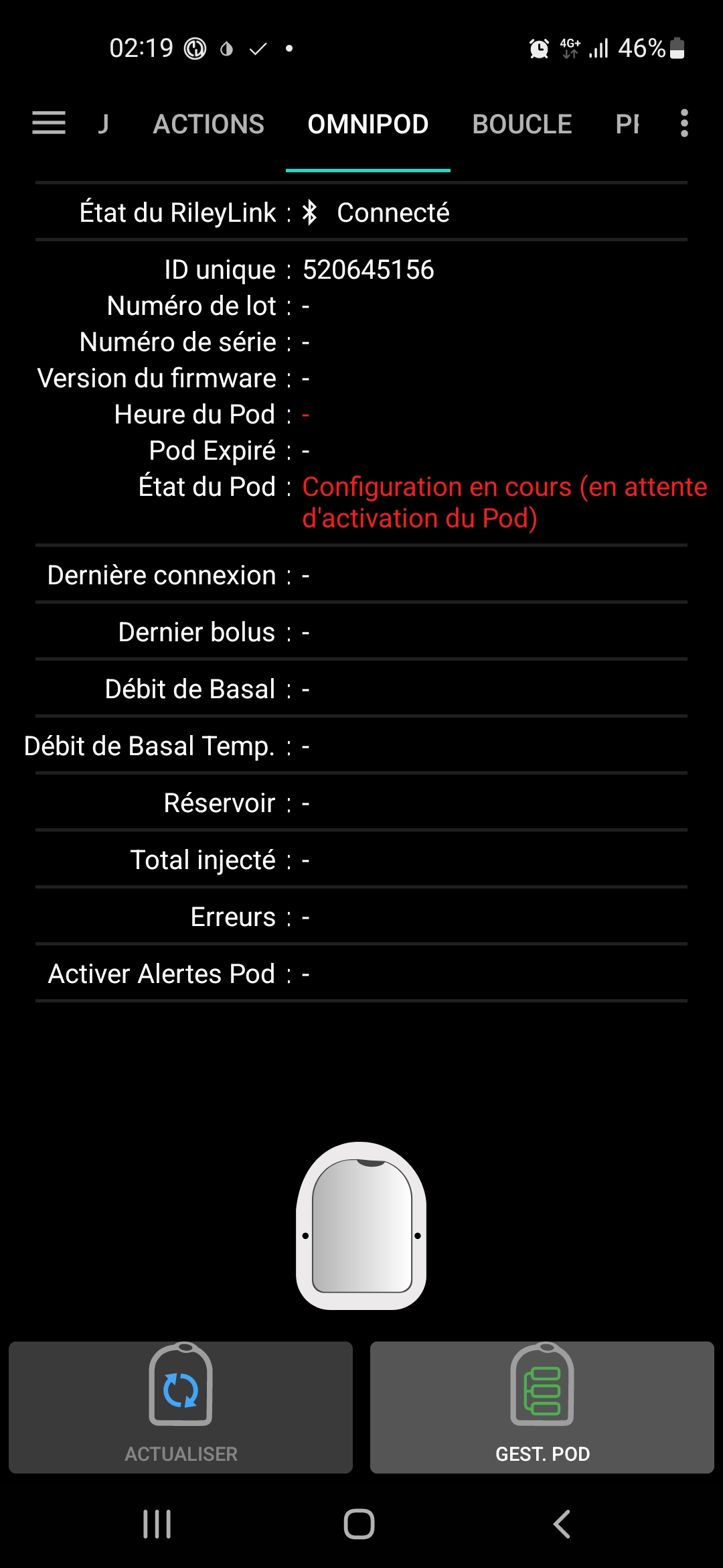 Omnipod EROS: There is no way to forcefully wipe/reset the pod state in case of "emergency ...