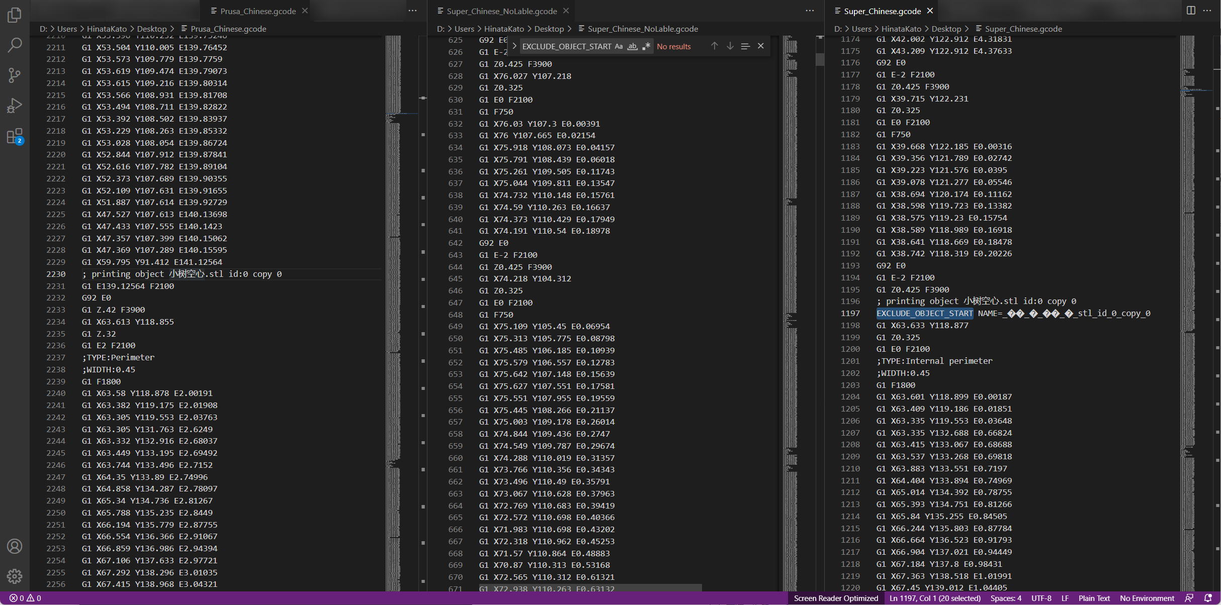Label objects with Klipper flavor were broken by the CJK File name · Issue #3596 · supermerill ...