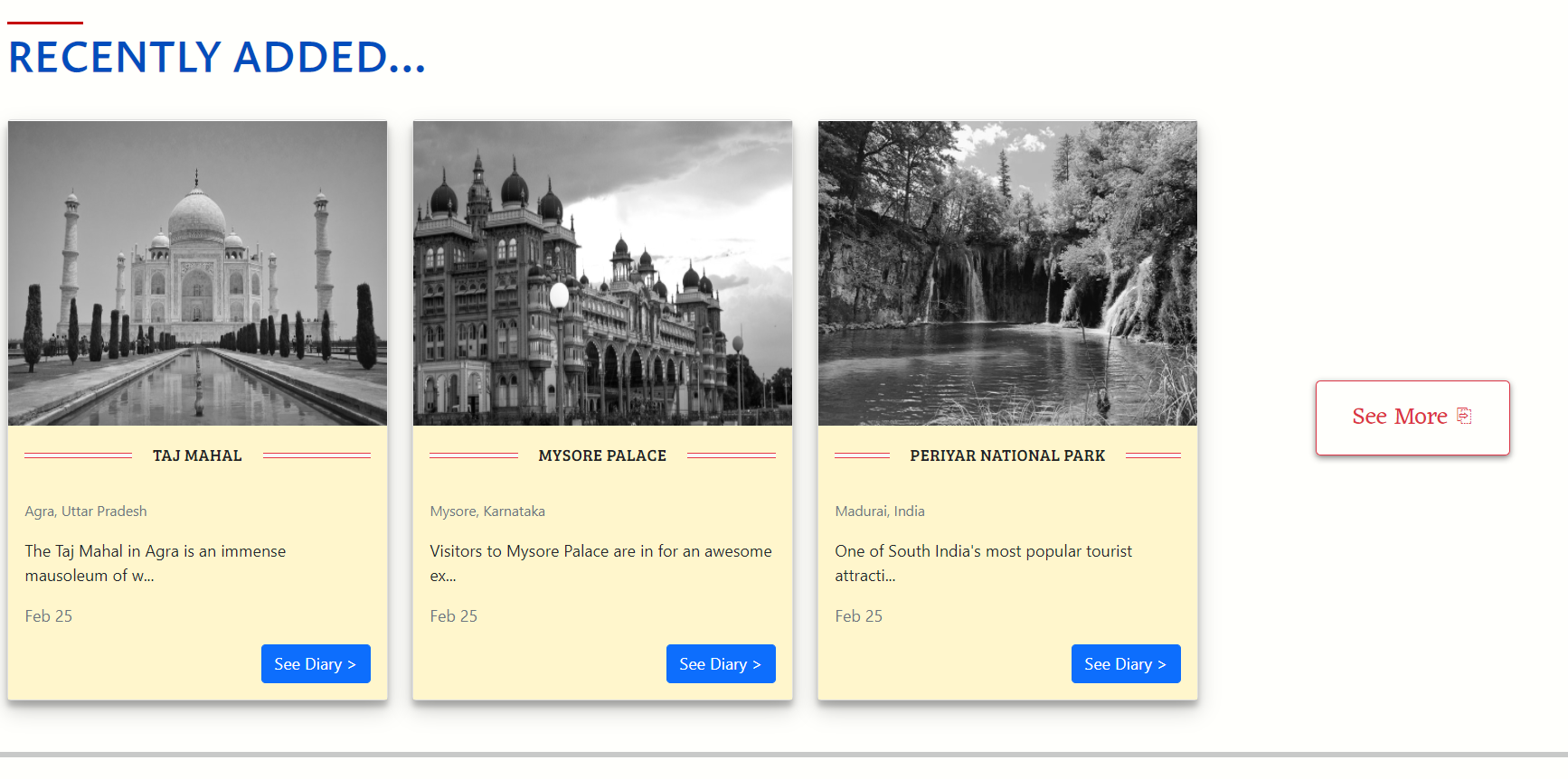 Github Tirtho97travel Diaries A Full Stack Web Application Developed Using Server Side 