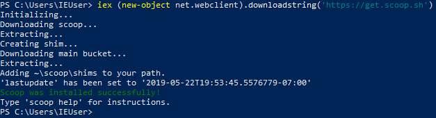 "The variable '$scoopConfig' cannot be retrieved because it has not ...