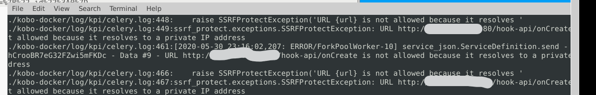 It's not possible to whitelist IP addresses for SSRF protection · Issue #2697 · kobotoolbox/kpi ...