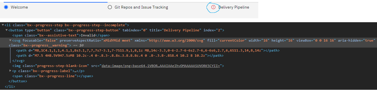 ProgressIndicator invalid icon hover text · Issue #7793 · carbon-design-system/carbon · GitHub