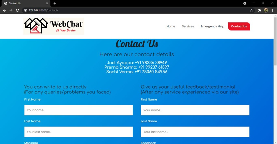 GitHub - sachi-verma/project2020-services-webapp: College Project for ...