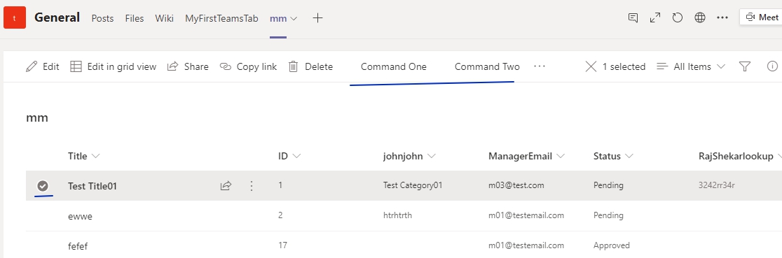 Command Set or Field Customizer not visible in Microsoft Teams tab · Issue #6208 · SharePoint/sp ...