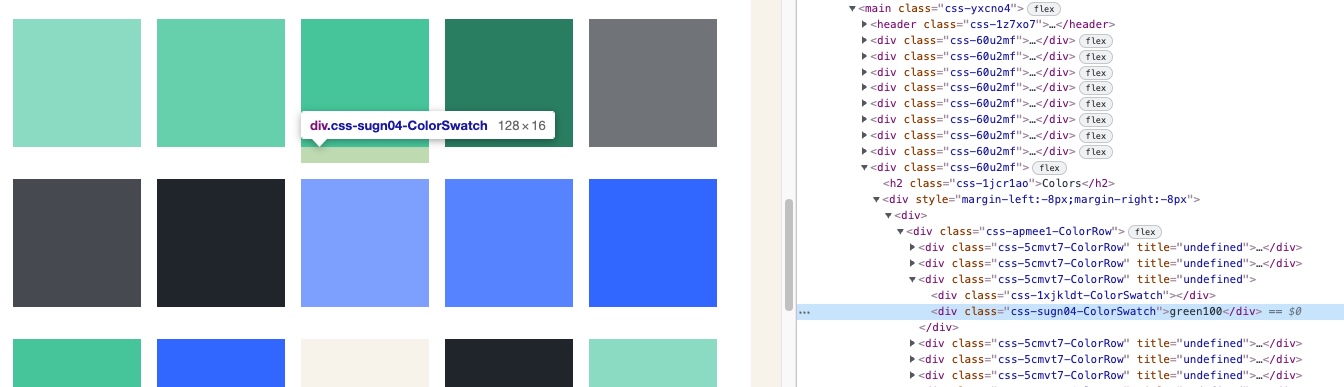 style-guide: ColorPalette doesn't show color labels · Issue #2112 · system-ui/theme-ui · GitHub