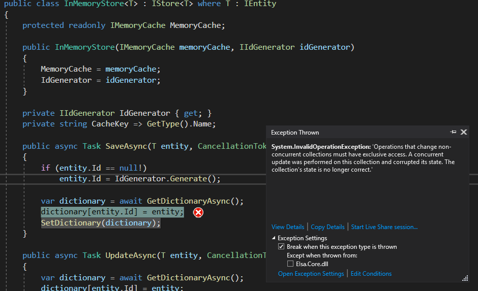 Inmemory Provider Should Be Thread Safe · Issue 2483 · Elsa Workflowselsa Core · Github