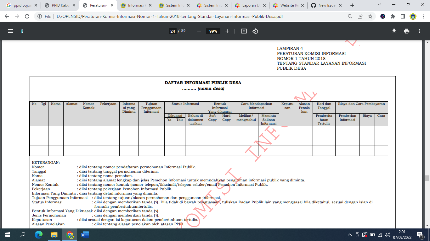 Permintaan fitur: [PREMIUM] Penambahan Modul PPID Desa menyesuaikan Peraturan Komisi Informasi ...