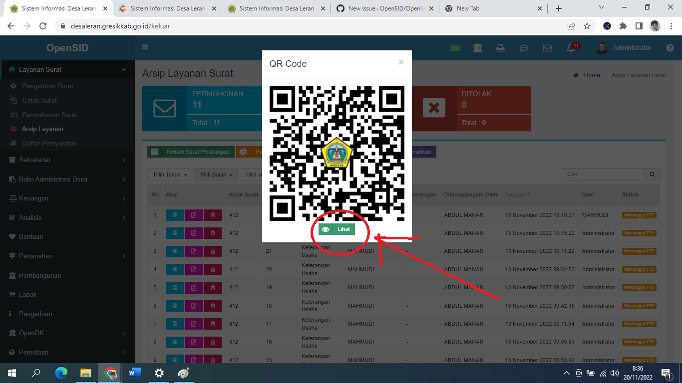 Penyesuaian Ubah Pernyataan Adalah benar dan tercatat dalam database sistem informasi kami ...