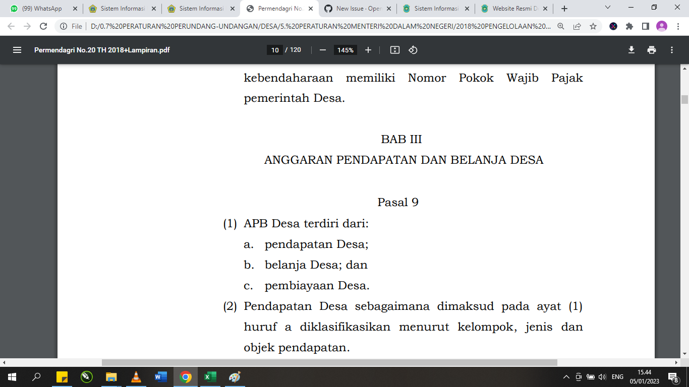 Bugerror Sesuaikan Redaksi Tampilan Apbdesa Di Halaman Web 