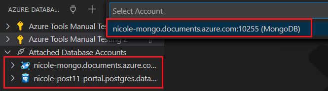 [Suggestion] It would be better if add the attached PostgreSQL account in the server list ...