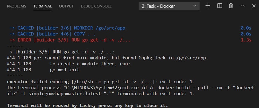 An error occurs when building the image for the simple-go-web-app-master project · Issue #2764 ...