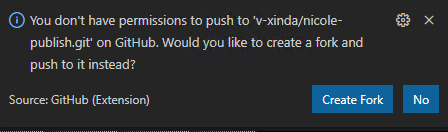 [GitHub Codespaces] Fail to create a static web app with an error "Unable to fork respository ...