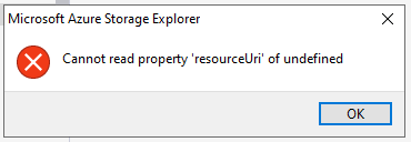 An unclear error message pops up when executing 'Delete' action under one attached ADLS blob ...