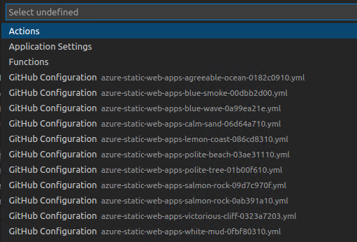 [Suggestion] It would be better to remove the "Application Settings", "Functions" and all ...