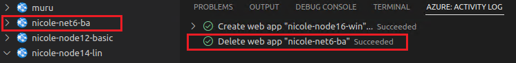 The deleted web app doesn't disappear automatically after deleting it · Issue #2225 · microsoft ...