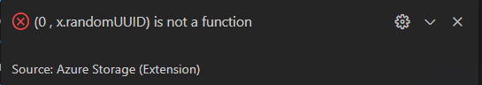 Change the minimum VS Code version that the Azure Storage extension supports · Issue #1075 ...