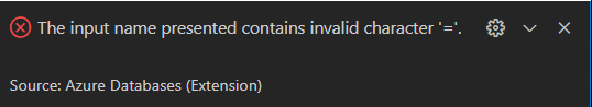 [Suggestion] It would be better to add "=" in the validation when inputting the name for a ...