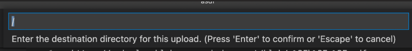 The default destination directory is same with blob container name when creating a new blob ...