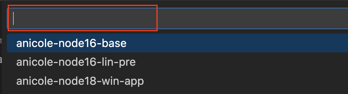 There is no tip "Select a resource" in the input box when executing "Create Slot..." from ...