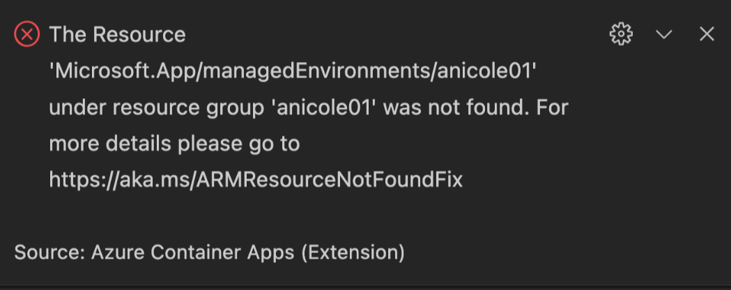 [Unstable] An error occurs when deleting a container app environment · Issue #256 · microsoft ...
