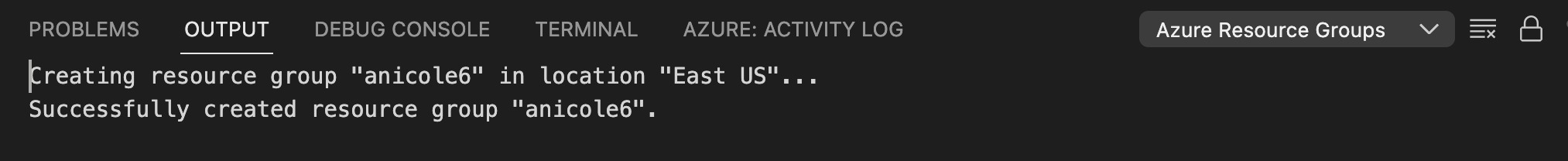 The Timestamp Still Shows In The Output After Unchecking Azure Resource Groups Enable Output 7567