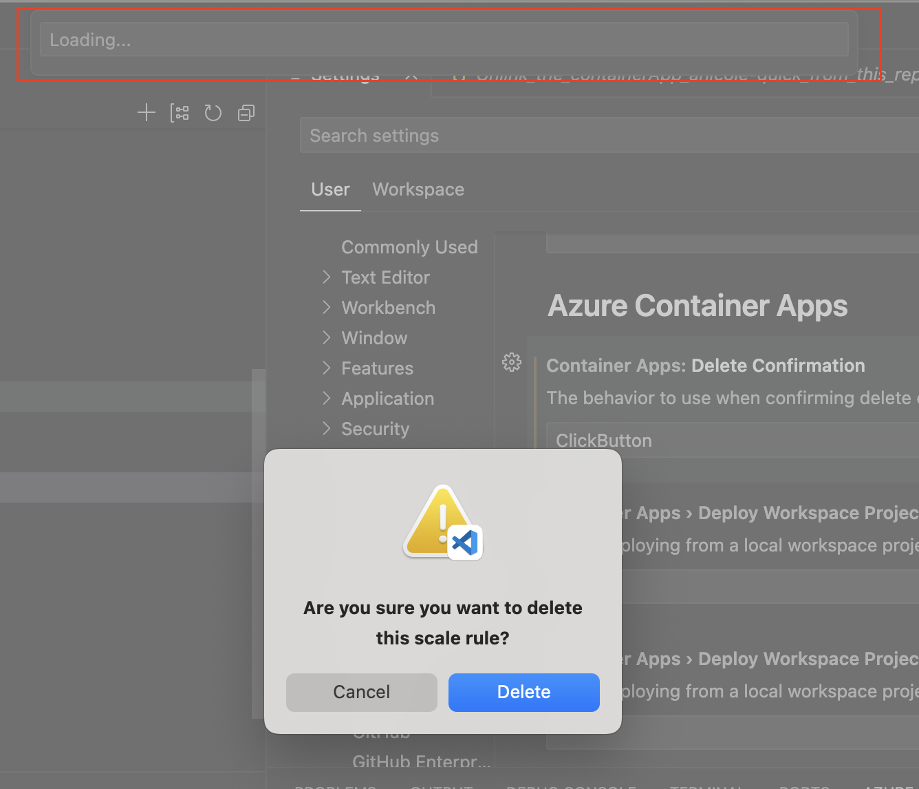 An Extra Input Box Pops Up When Deleting A Scale Rule · Issue 491 · Microsoft Vscode