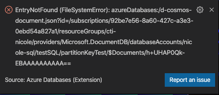 [Unstable]Pop up an error "EntryNotFound…" when creating a SQL document · Issue #1621 ...