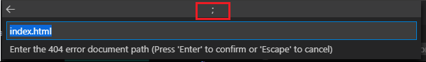 [Suggestion] Remove the ";" from the input box · Issue #740 · microsoft/vscode-azurestorage · GitHub