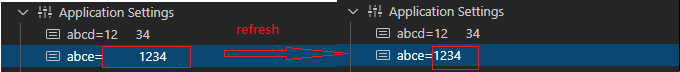 The spaces of the value which started with spaces disappear after ...