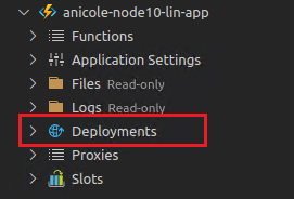 The state of the "Deployments" node doesn't refresh automatically after configuring deployment ...