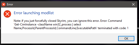 User Cannot Start Get Ciminstance Classname Win32process Select Nameprocessid