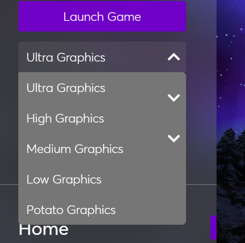 Dropdown arrows overlap dropdown in side menu · Issue #524 · Wildlander-mod/Launcher · GitHub