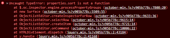 Error Properties Sort Is Not A Function · Issue 5716 · Octobercms October · Github