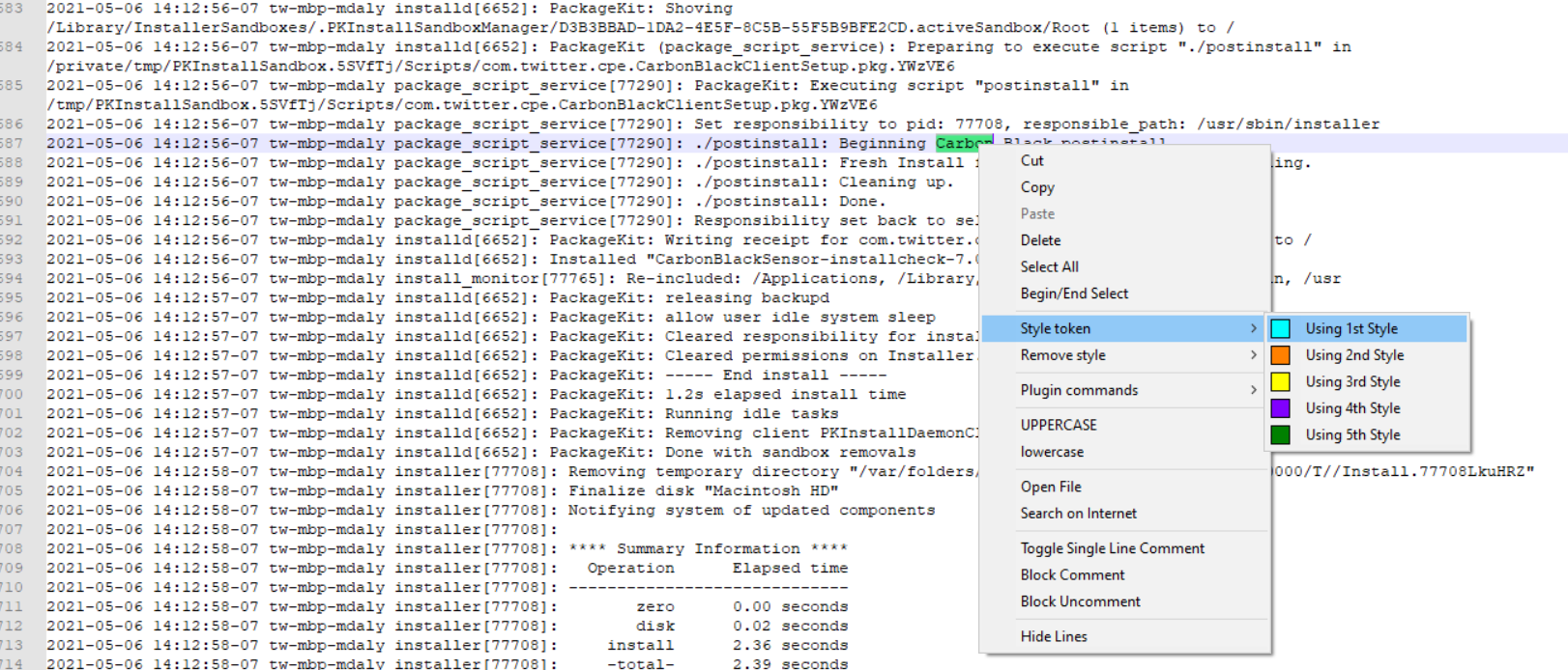 Applying style token stopped working in v8 versions. In 7.9.5 version it works. · Issue #10337 ...