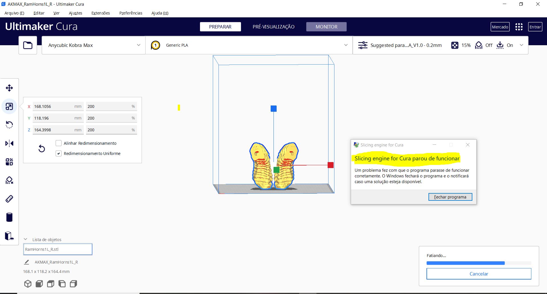 Slicing · Issue #14409 · Ultimaker/Cura · GitHub