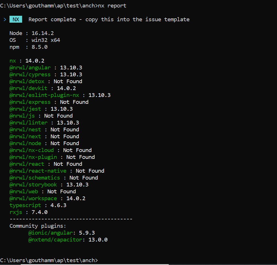 When trying to use any ionic plugin getting errors · Issue #9999 · nrwl/nx · GitHub