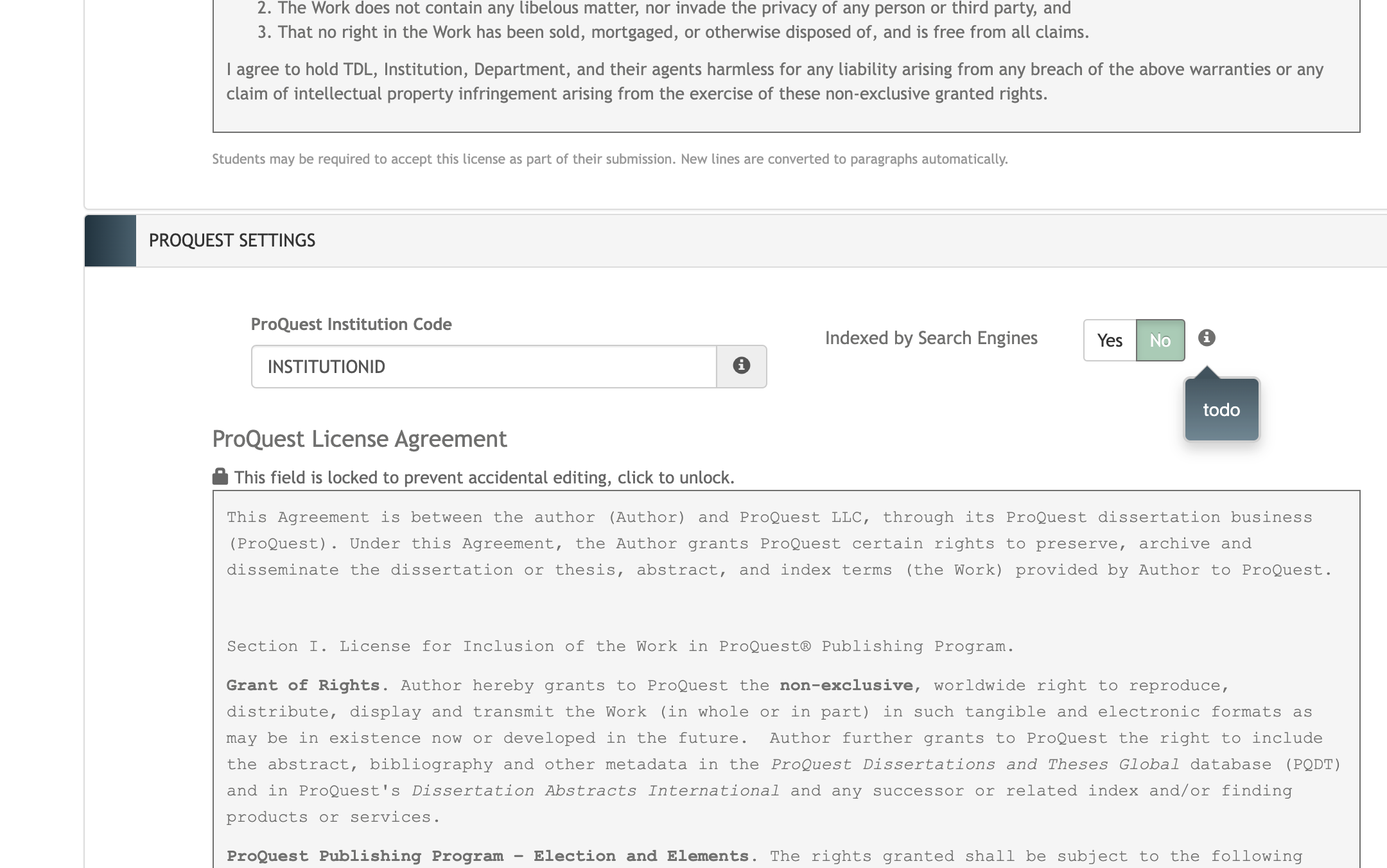 Clean up tool tips and TODOs · Issue #1539 · TexasDigitalLibrary/Vireo · GitHub