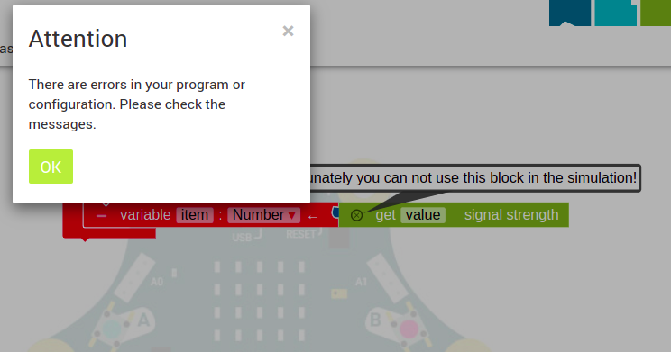 Sim Validators Should Show Errors Instead Of Warnings · Issue 1344 · Openrobertaopenroberta
