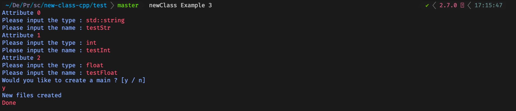 Github Lpelliernew Class Cpp A Script That Makes The Process Of Creating Classes Easier And 2912